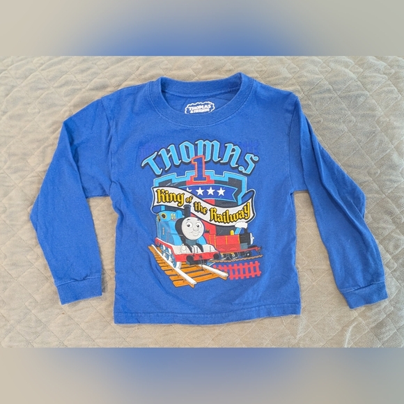 Thomas & Friends | Shirts & Tops | Thomas Friends Royal Blue Long ...